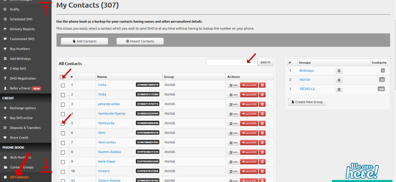 How to Create Contact Groups on Your Ebulk SMS Account | Best Bulk SMS ...